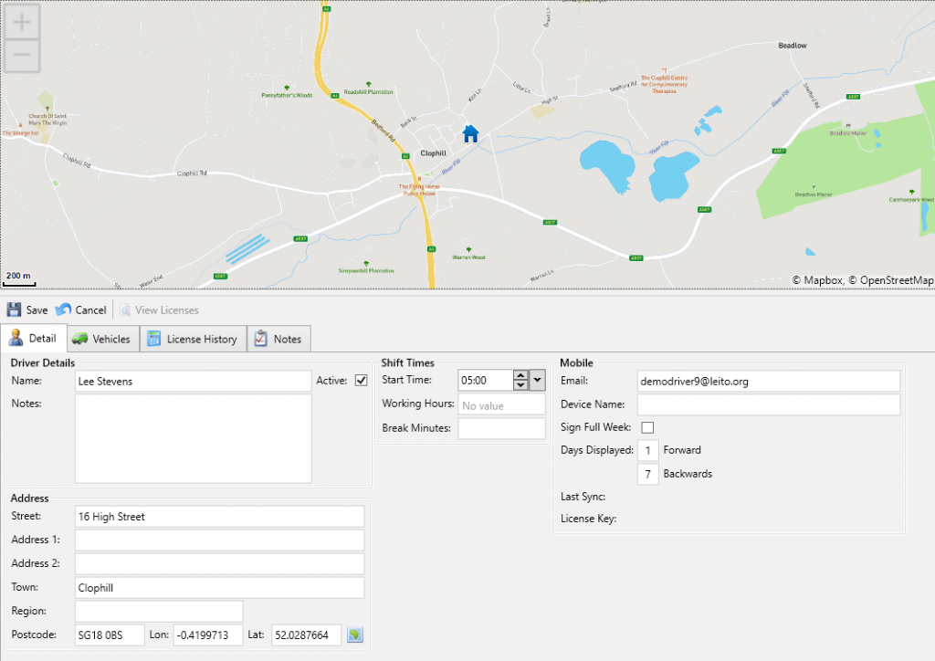 Route Optimisation – Service Manager